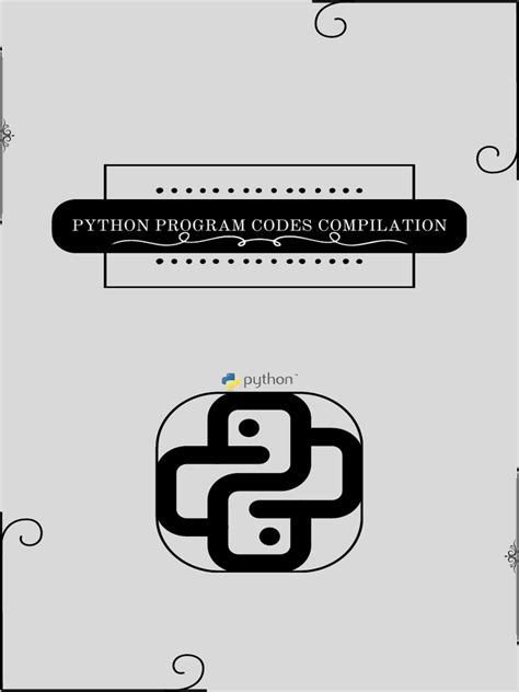 Python Program Codes Compilation Pdf