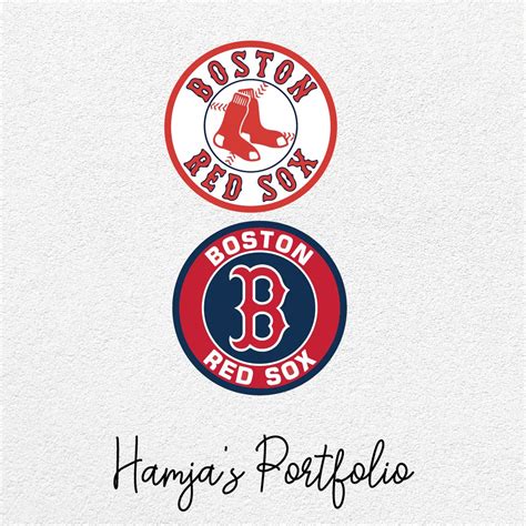 Boston Red Sox Logo Vector Set Masterbundles