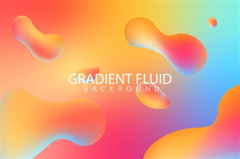 Premium Vector Gradient Fluid Background Design