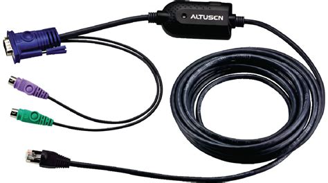 Ka7920 Aten Kvm Adapter 1x Rj45 Plug 1x Vga Plug 1x Ps 2 Plug
