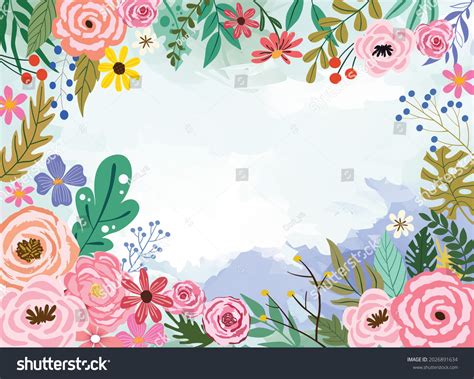Flower Background Design Vector Design Templates Stock Vector Royalty Free 2026891634