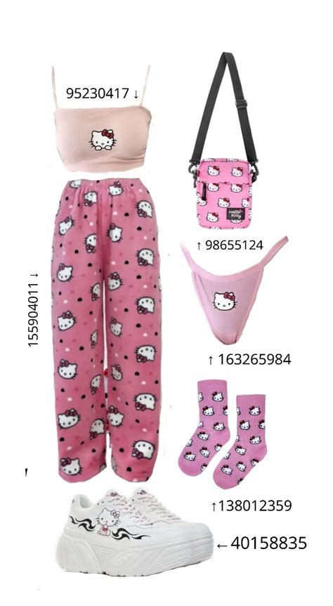 образ с вб Hello Kitty Clothes Bff Outfits Hello Kitty