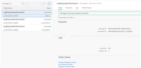 sap cpi reusable groovy script to log payload as attachments