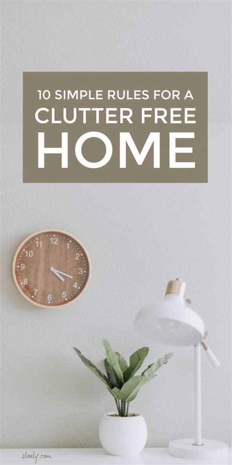 Clutter Free Home
