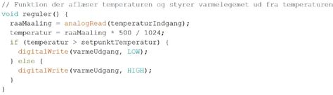 Dokumentation Med Kode Og Flowchart Htx Arduino