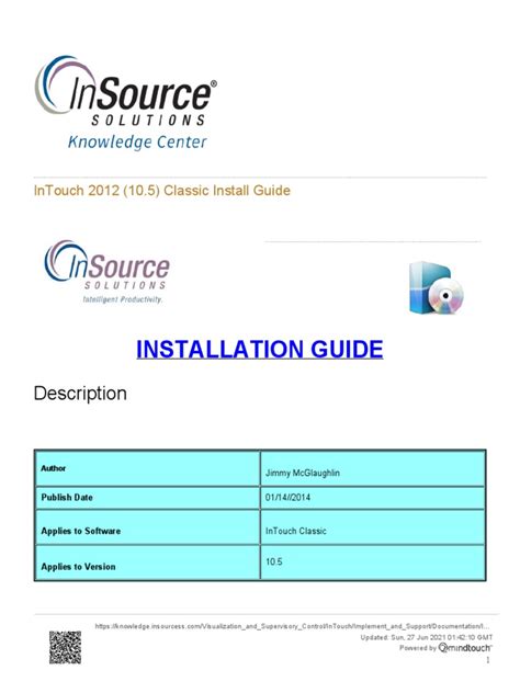 intouch 2012 10 5 classic install guide pdf remote desktop