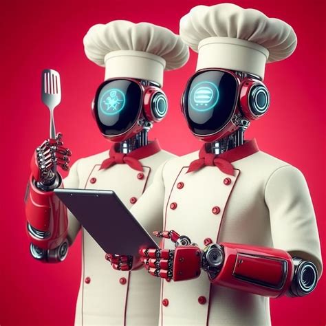 Premium Photo Cute Robot Chef