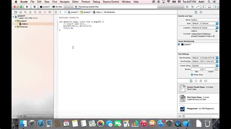 c programming tutorial arabic 2 برمجة لغة سي استخدام xcode 2 youtube