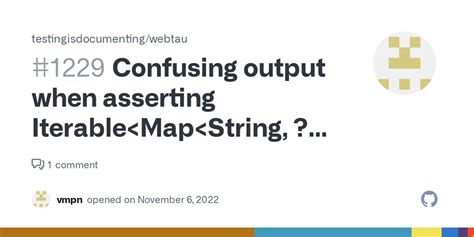 confusing output when asserting iterable vs datatable · issue 1229
