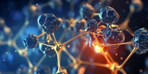 Premium Ai Image Molecular Shape Model