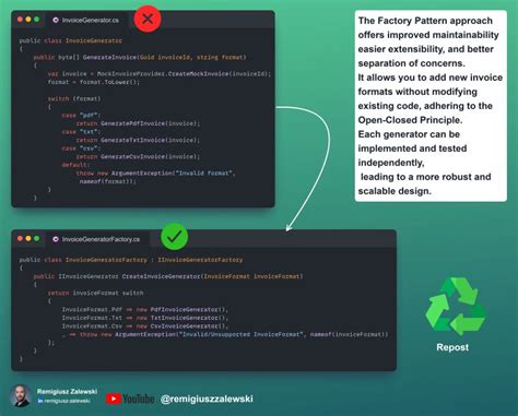 Csharp Designpatterns Factorypattern Dotnet Programming Remigiusz Zalewski