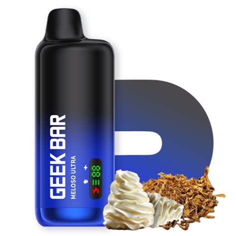 GEEK BAR Meloso Ultra Cream Tobacco 10K Puffs Vapor World