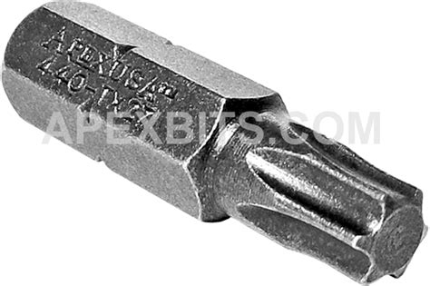 TX X Apex Torx Hex Insert Bits