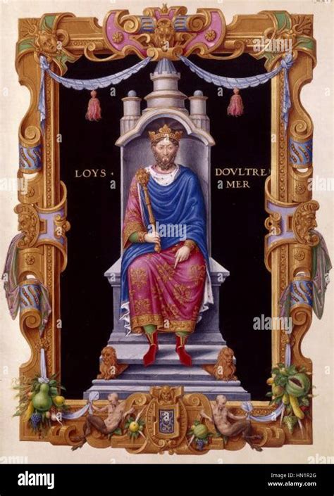 Louis Iv Doutremer Also Known As Louis Iv Of France Was The King Of