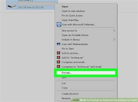 How To Format An External Hard Drive To Fat32 With Pictures