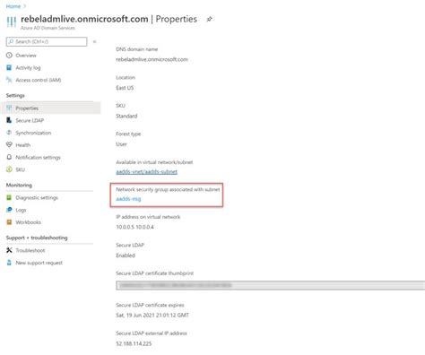 How To Enable Secure LDAP For An Azure Active Directory Domain
