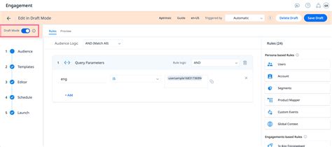Edit Active Engagements In Draft Mode Gainsight Inc