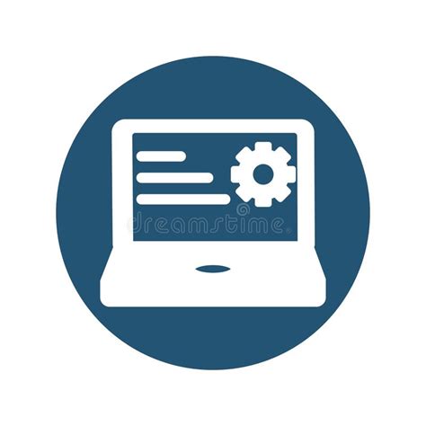 Content Management Isolated Vector Icon Which Can Easily Modify Or Edit Stock Vector