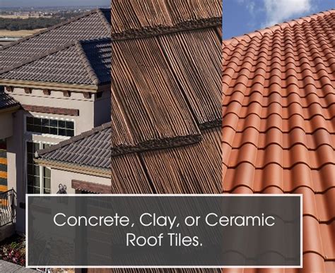 Concrete Roof Tiles Clay Roof Tiles And Composite Roofs A
