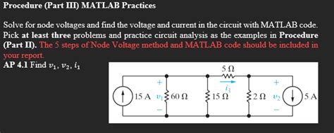 Solved Solve For Node Voltages And Find The Voltage And Chegg