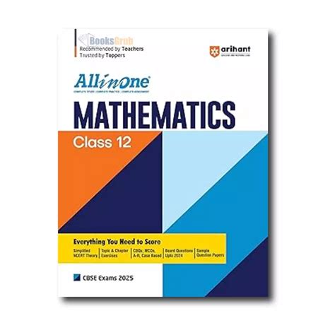 Buy All In One Mathematics Class 12th For Cbse Exam 2024