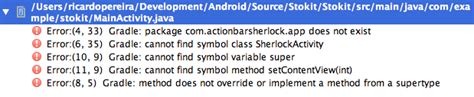 Actionbarsherlock Library On Android Studio Stack Overflow