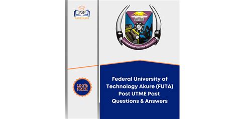 Futa Post Utme Past Questions And Answers Past2pass