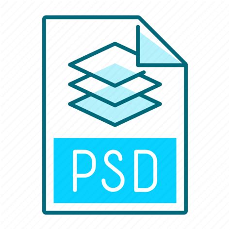 Extension File Format Psd Icon