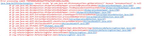 Javalangnullpointerexception In Umloperationbodymapperjava · Issue