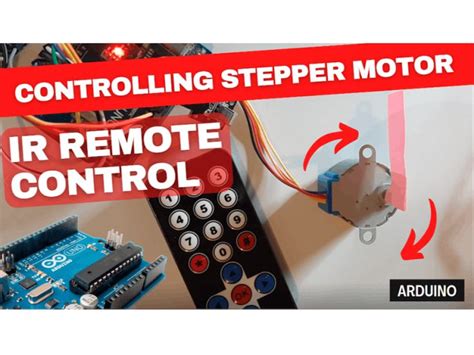 Controlling Stepper Motor 28byj 48 With Ir Remote And Arduino Stepper Motor Arduino Stepper