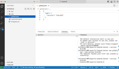 trying to run c c dev kit on macbook pro version 11 7 10 visual