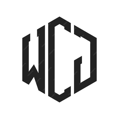 Premium Vector Wcj Logo Design Initial Letter Wcj Monogram Logo Using