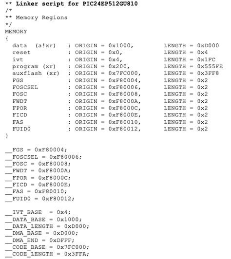 Read The Linker Script And The Provided Picture For