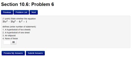 Solved Section 10 6 Problem 6 Previous Problem List Next 1