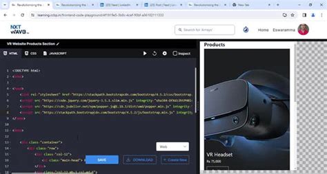 How I Developed A Responsive Vr Website Eswari Burramukku Posted On