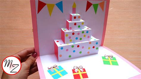 How To Make Pop Up Birthday Cards