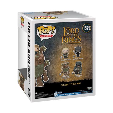 The Lord Of The Rings Treebeard With Merry And Pippin Super 7 Inch Funko Pop Vinyl Figure 1579