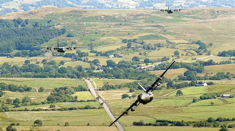 Watch Three RAF C 130Js Fly Through The Mach Loop For The Last Time Last Week The Aviationist