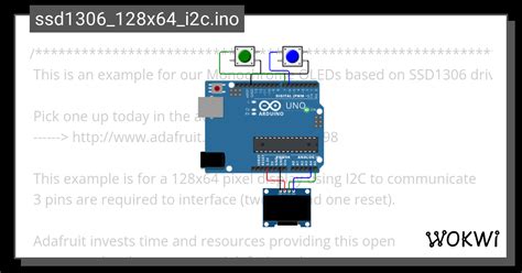 Ssd X I C Ino Wokwi ESP STM Arduino Simulator