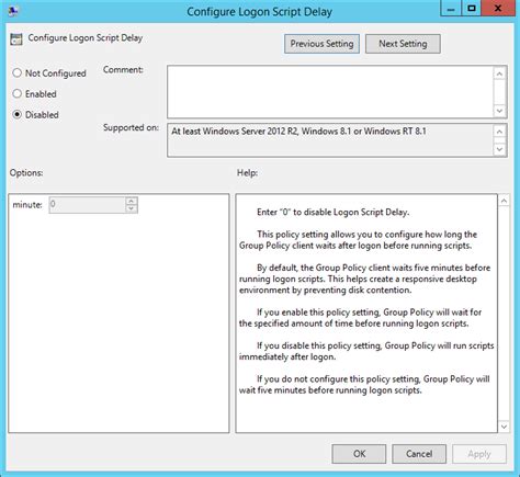 Windows 81 Windows Server 2012 R2 Group Policy User Login Scripts