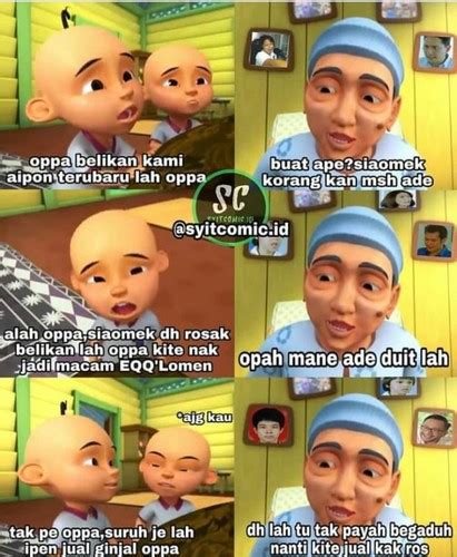 37 Meme Lucu Serial Animasi Upin Dan Ipin - Meme Kocak Bikin Ngakak