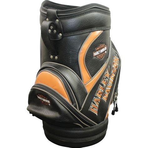 Lot Detail Classic Harley Davidson Den Caddy Golf Bag