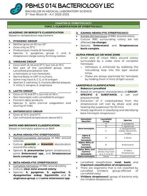 Chapter 6 Streptococci Pdf