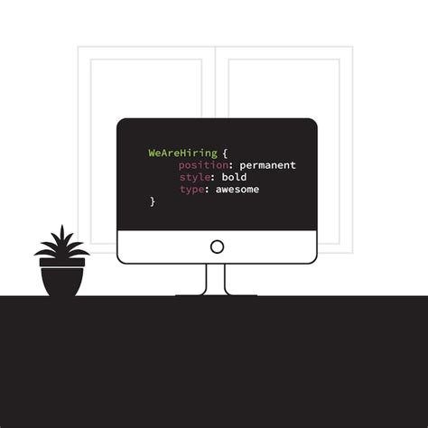 우리는 고용 템플릿입니다 프리미엄 벡터