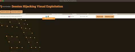 Session Hijacking Visual Exploitation Tool That Allows For The Hijacking Of User Sessions By
