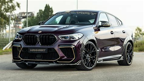 Manharts Latest Bmw X6 M One Off Combines Purple Gold And Forged