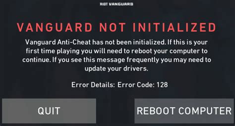 Troubleshooting Valorant Error Code 128