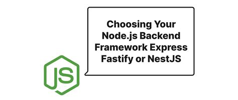 Choosing Your Nodejs Backend Framework Express Fastify Or Nestjs Leapcell