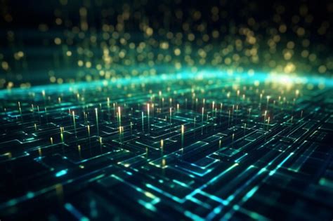 Premium Ai Image Binary Code Waves Depict Data Flow Digital Security In Internet Technology