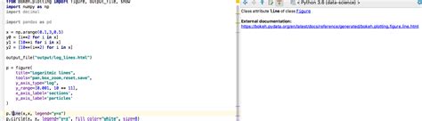 Python Bokeh Documentation Integration With Pycharm Stack Overflow